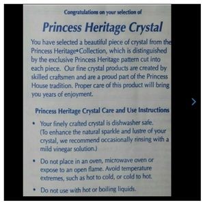 Princess House | Other | Princess House Heritage 2crystal Cocktail ...